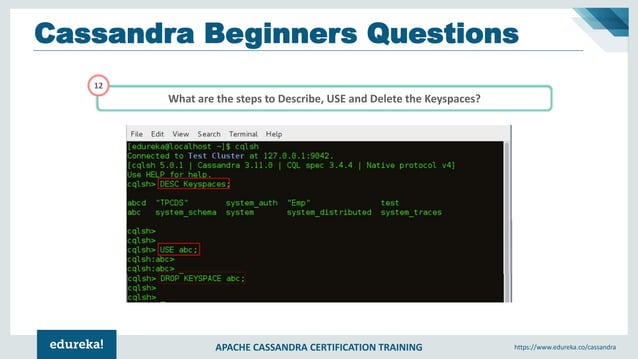 Apache Cassandra Interview Questions And Answers Cassandra Tutorial