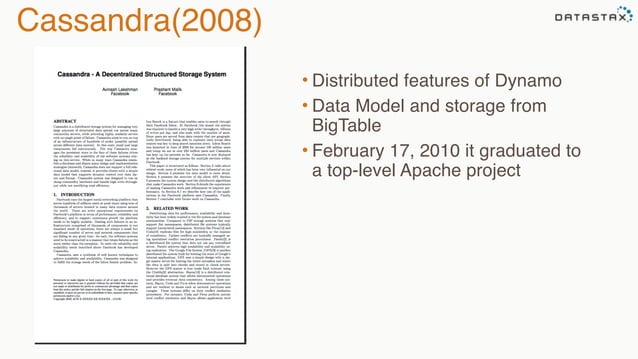 Introduction To Cassandra Architecture Pdf Databases Computer