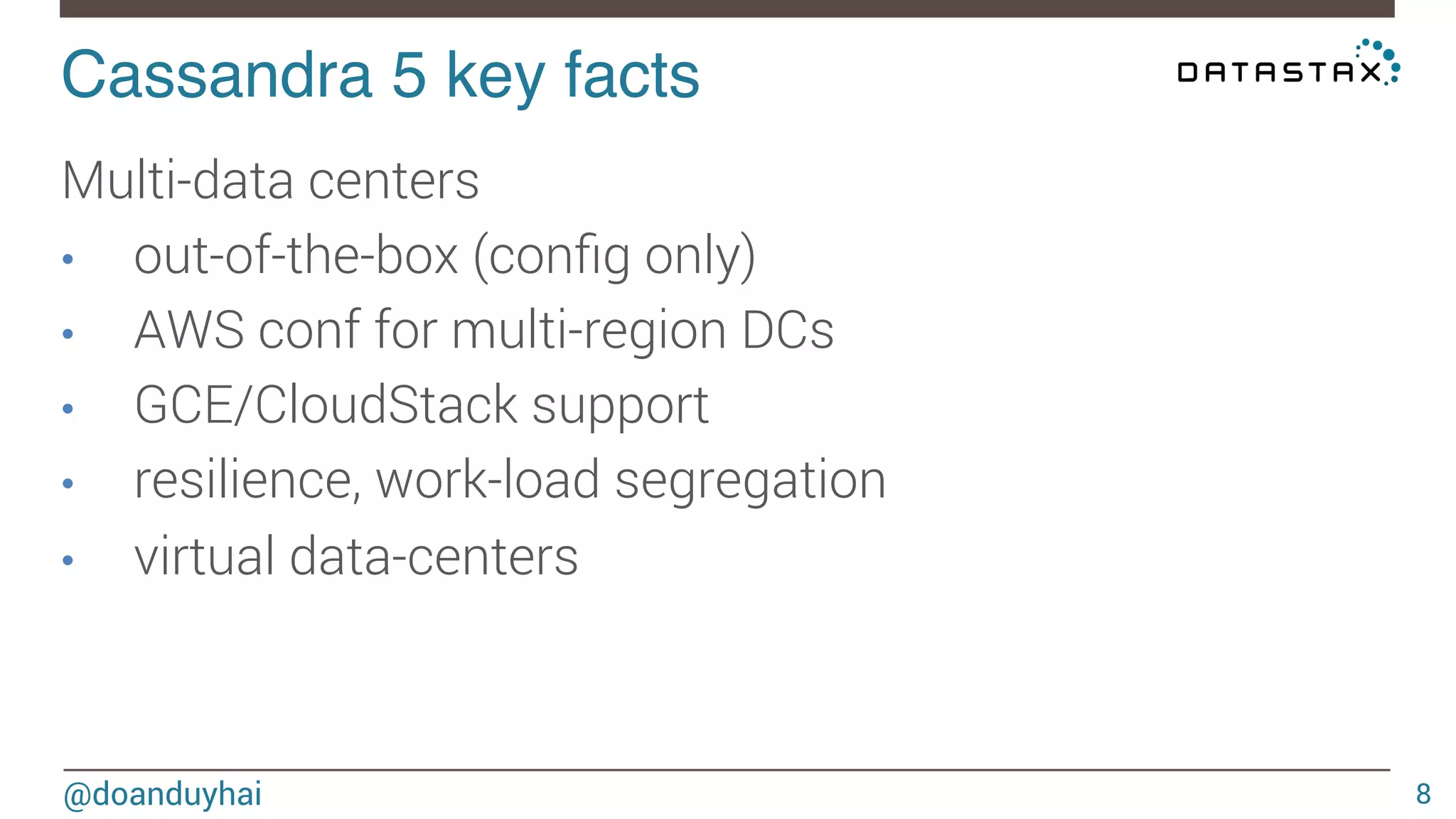 Introduction to Cassandra & Data model | PDF