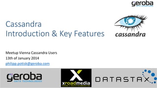 Cassandra Introduction & Features | PPT