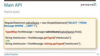 Cassandra java libraries | PPT
