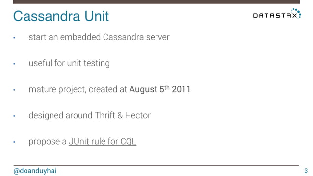 Cassandra java libraries | PPT