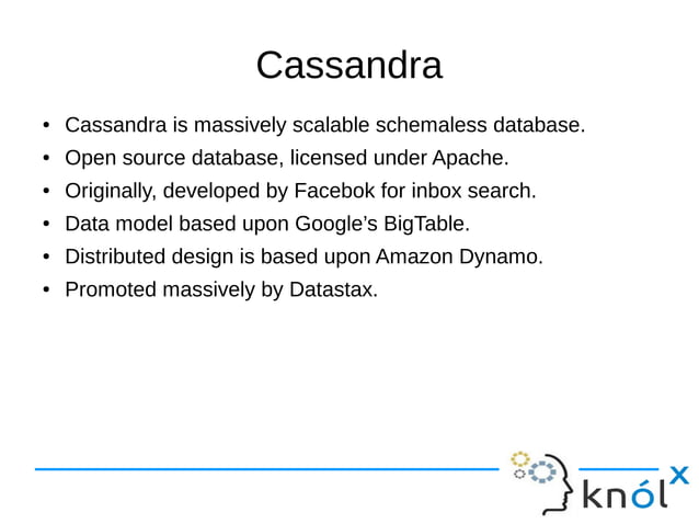 Introduction To Apache Cassandra Odp Databases Computer Software And Applications