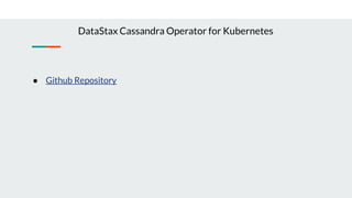 Cassandra & Kubernetes | PPTX