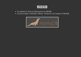 Cassandra & Maria DB | PDF | Databases | Computer Software and Applications