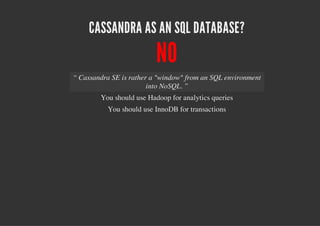Cassandra & Maria DB | PDF | Databases | Computer Software and Applications