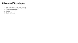 Introduction to Data Modeling in Cassandra | PPTX