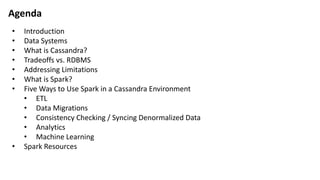 5 Ways to Use Spark to Enrich your Cassandra Environment | PPT