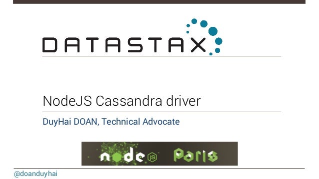 Cassandra Nodejs Driver And Nodejs Paris