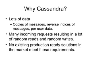Cassandra NoSQL | PPT | Databases | Computer Software and Applications