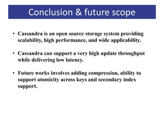 CASSANDRA - Next to RDBMS | PPT