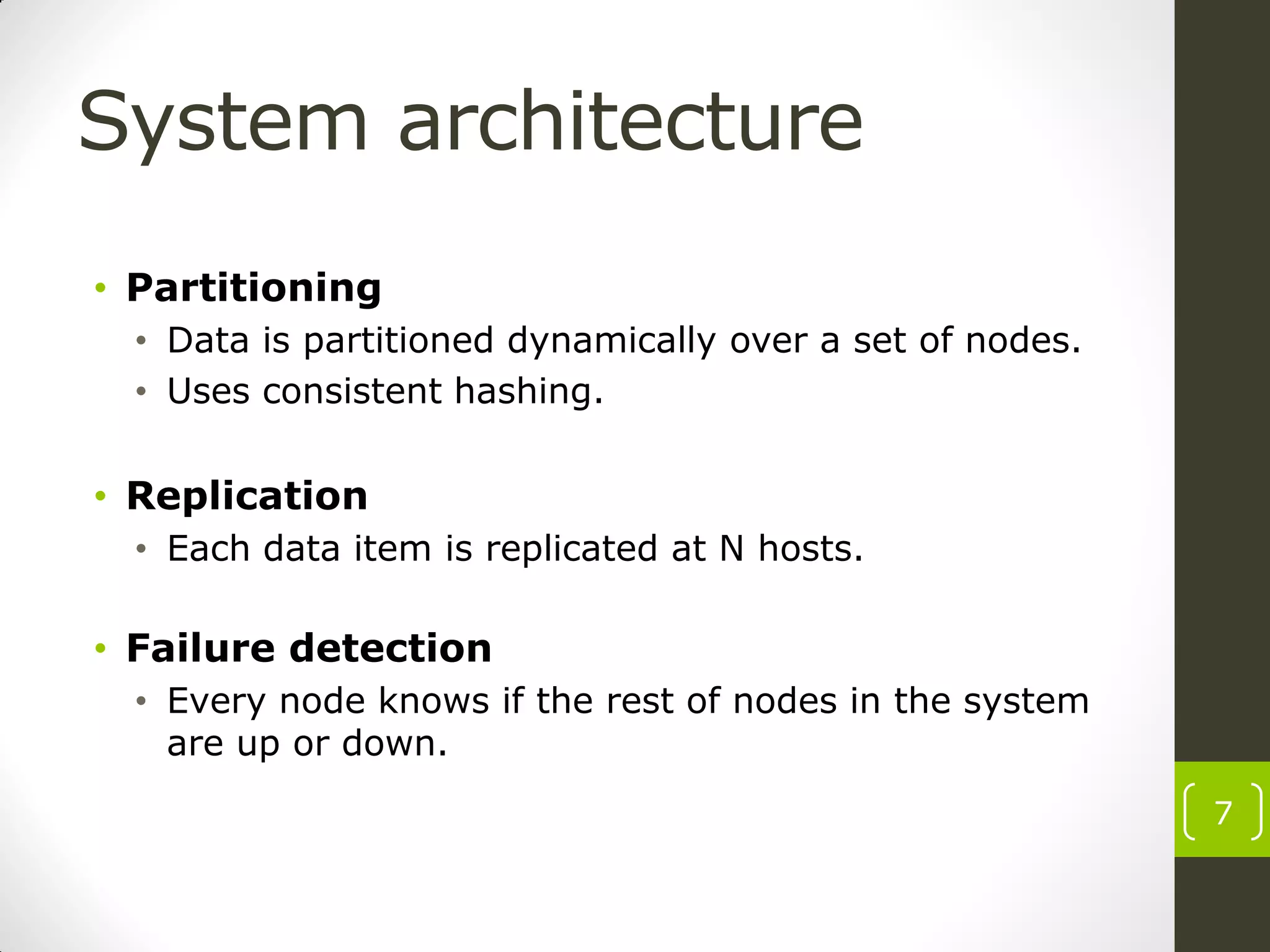 Cassandra: a NoSQL storage system | PDF