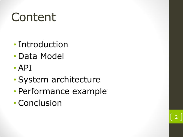 Cassandra: a NoSQL storage system | PDF