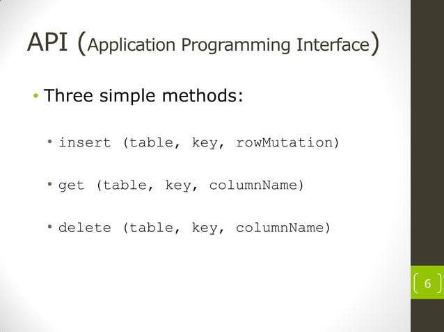 Cassandra: a NoSQL storage system | PDF
