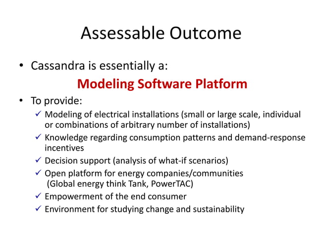 Cassandra presentation | PPTX | Internet of Things | Internet