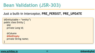 Cassandra rapid prototyping with achilles | PDF