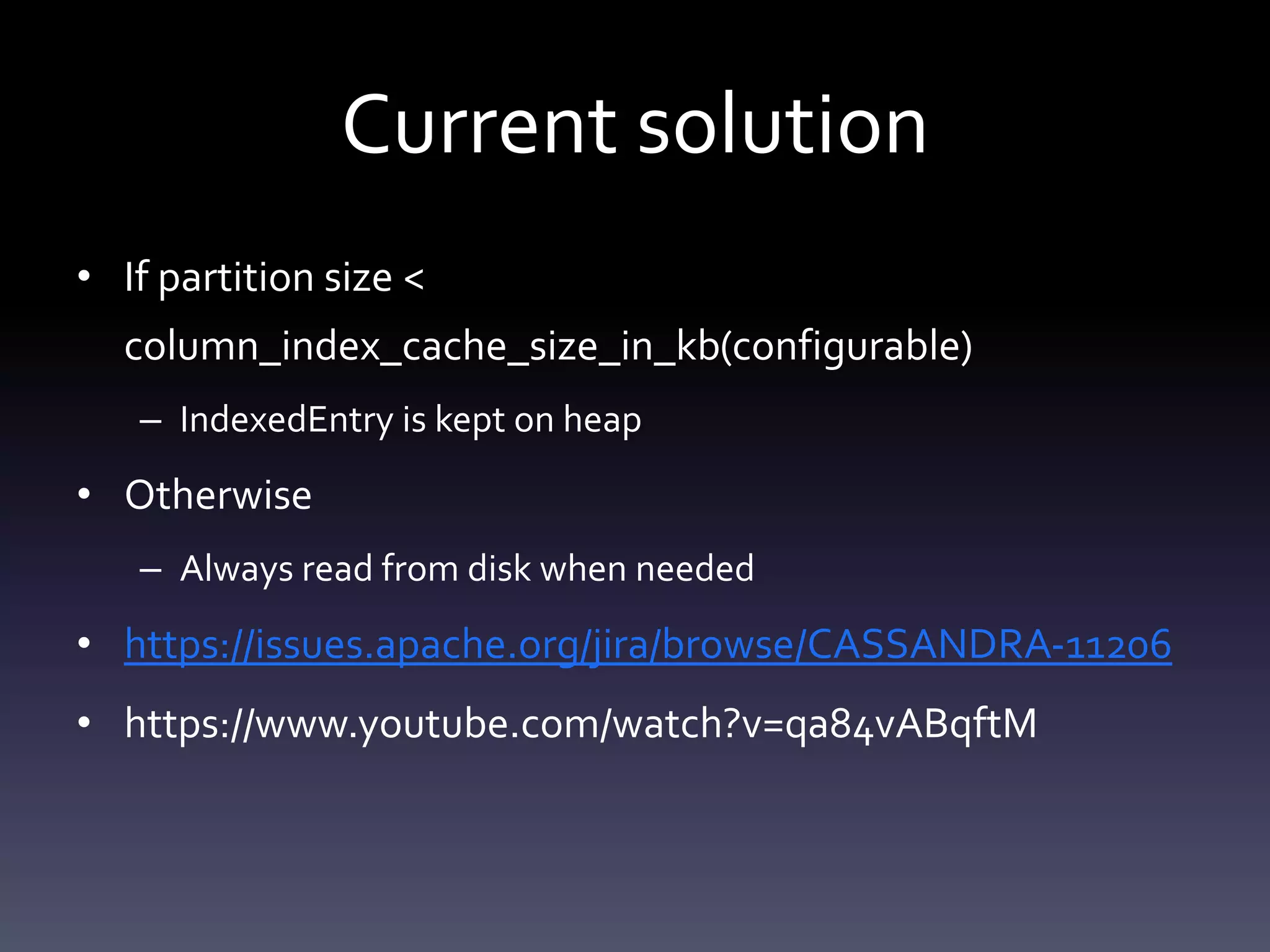 Large partition in Cassandra | PPTX | Databases | Computer Software and Applications