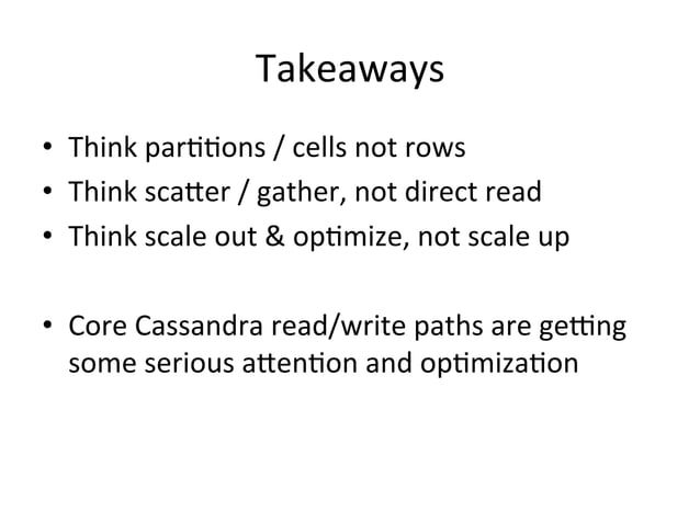 Cassandra Read/Write Paths | PPT