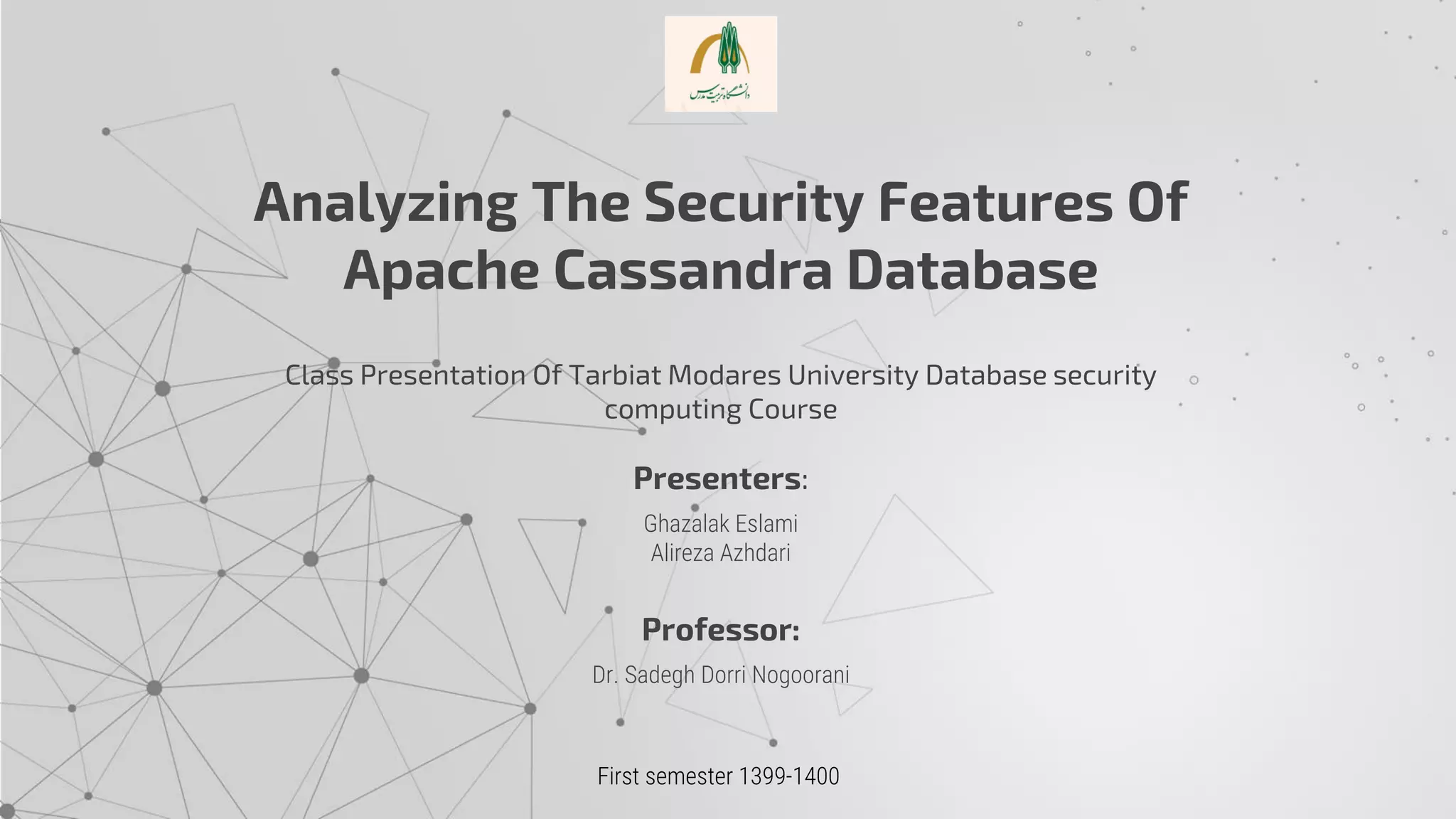Analyzing The Security Features Of Apache Cassandra Database Pdf Databases Computer