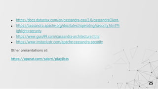 Analyzing The Security Features Of Apache Cassandra Database | PDF | Databases | Computer ...