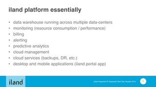 Real-time data analytics with Cassandra at iland | PPT
