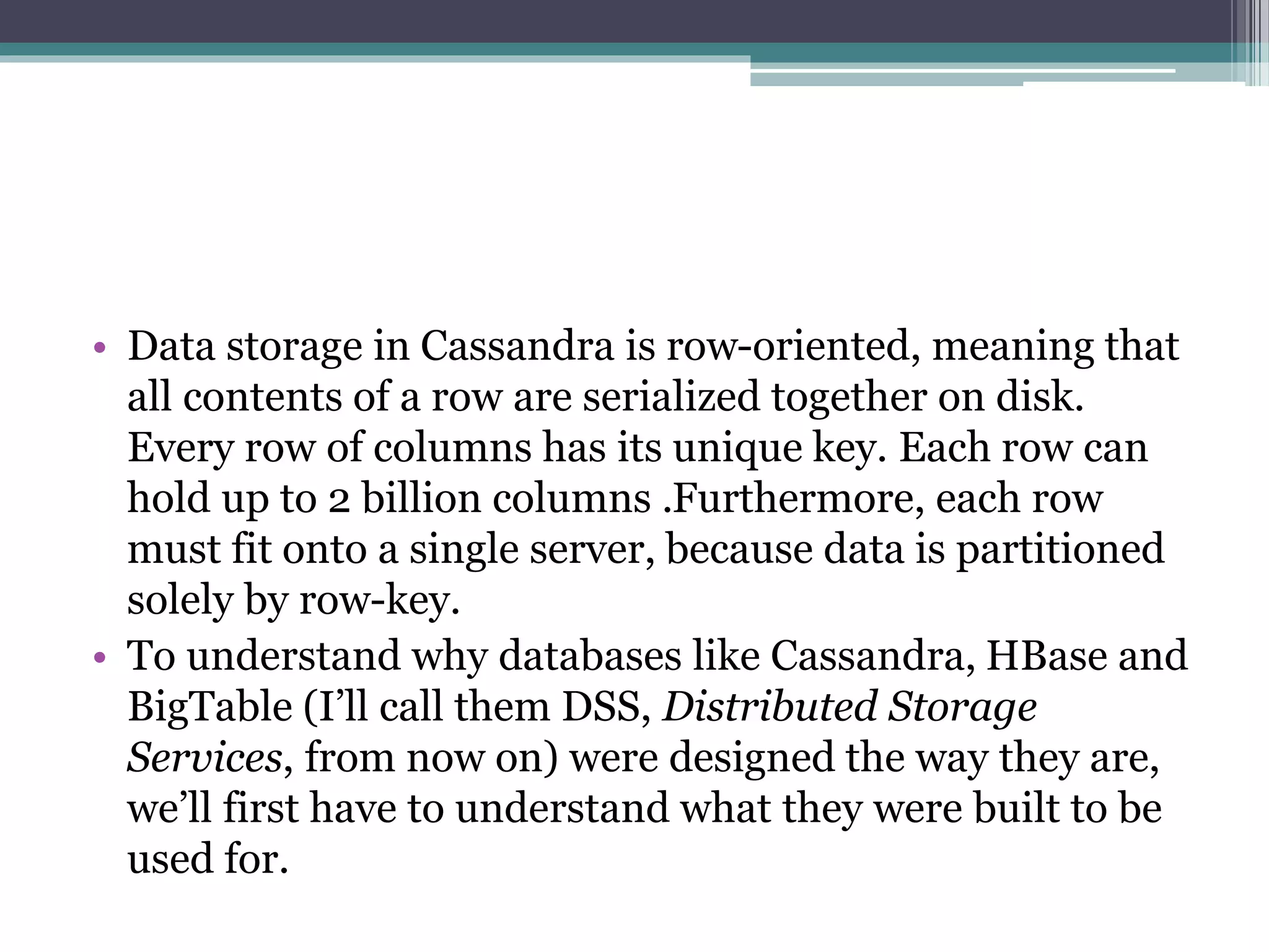 Cassandra tutorial | PPT