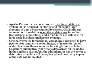 Cassandra tutorial | PPT