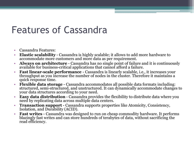 Cassandra tutorial | PPT