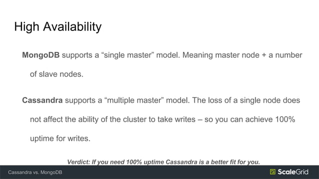 Cassandra vs. MongoDB | PPT