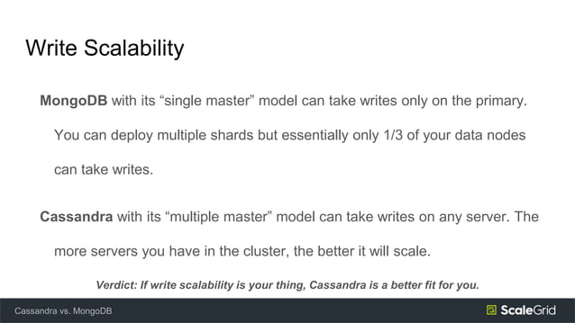 Cassandra vs. MongoDB | PPT