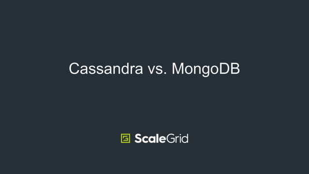 Cassandra Vs Mongodb Ppt
