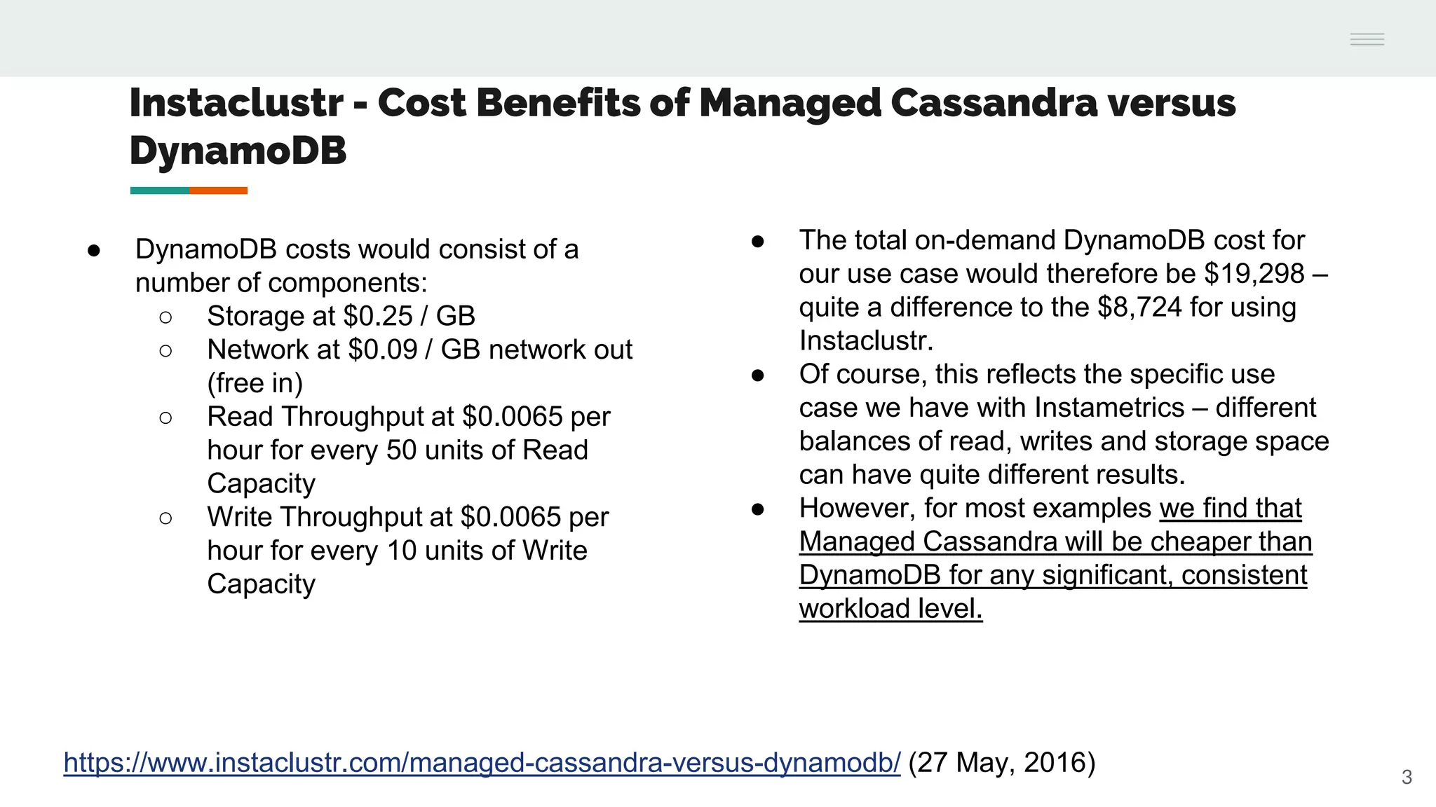 Cassandra vs Databases | PPTX