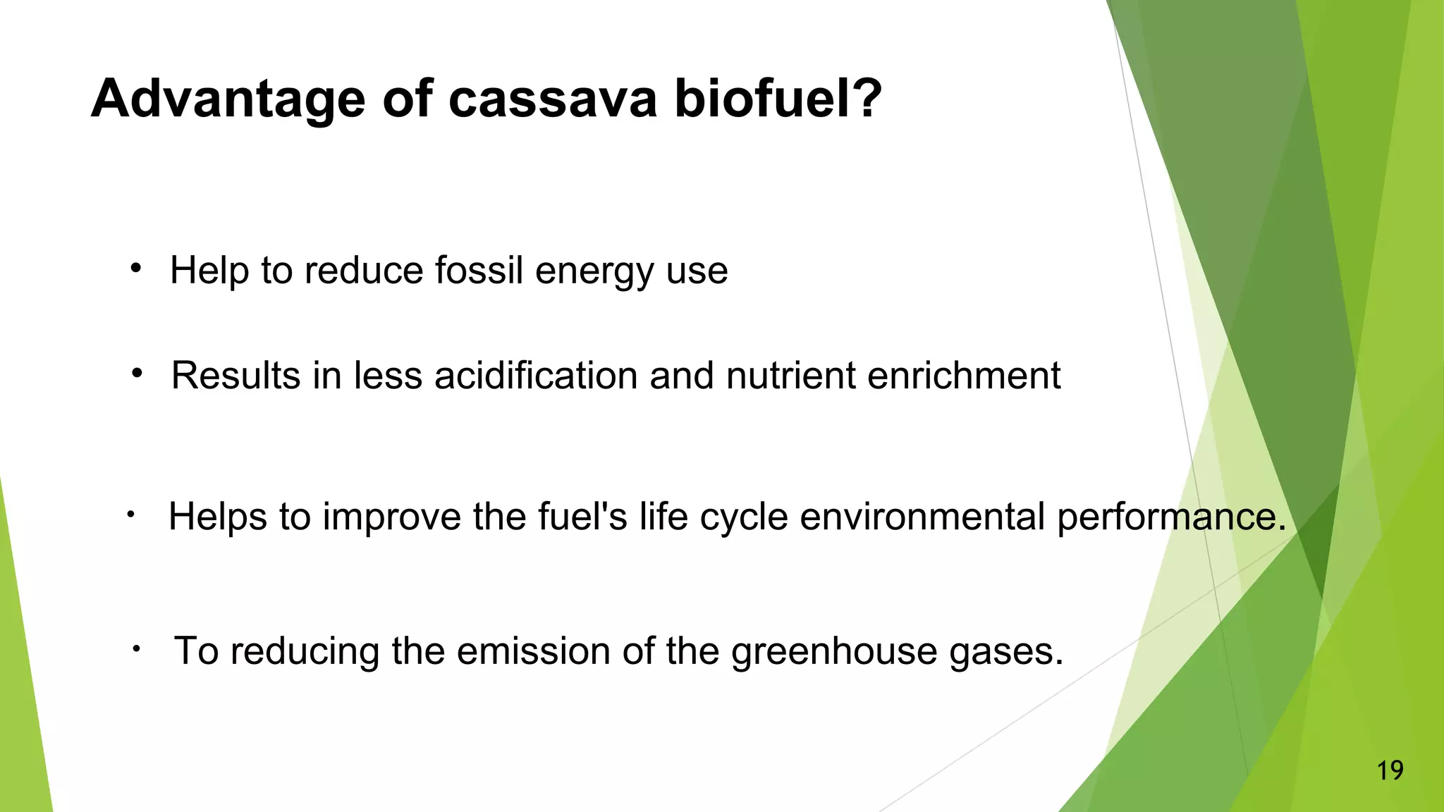 Cassava biofuel | PPT