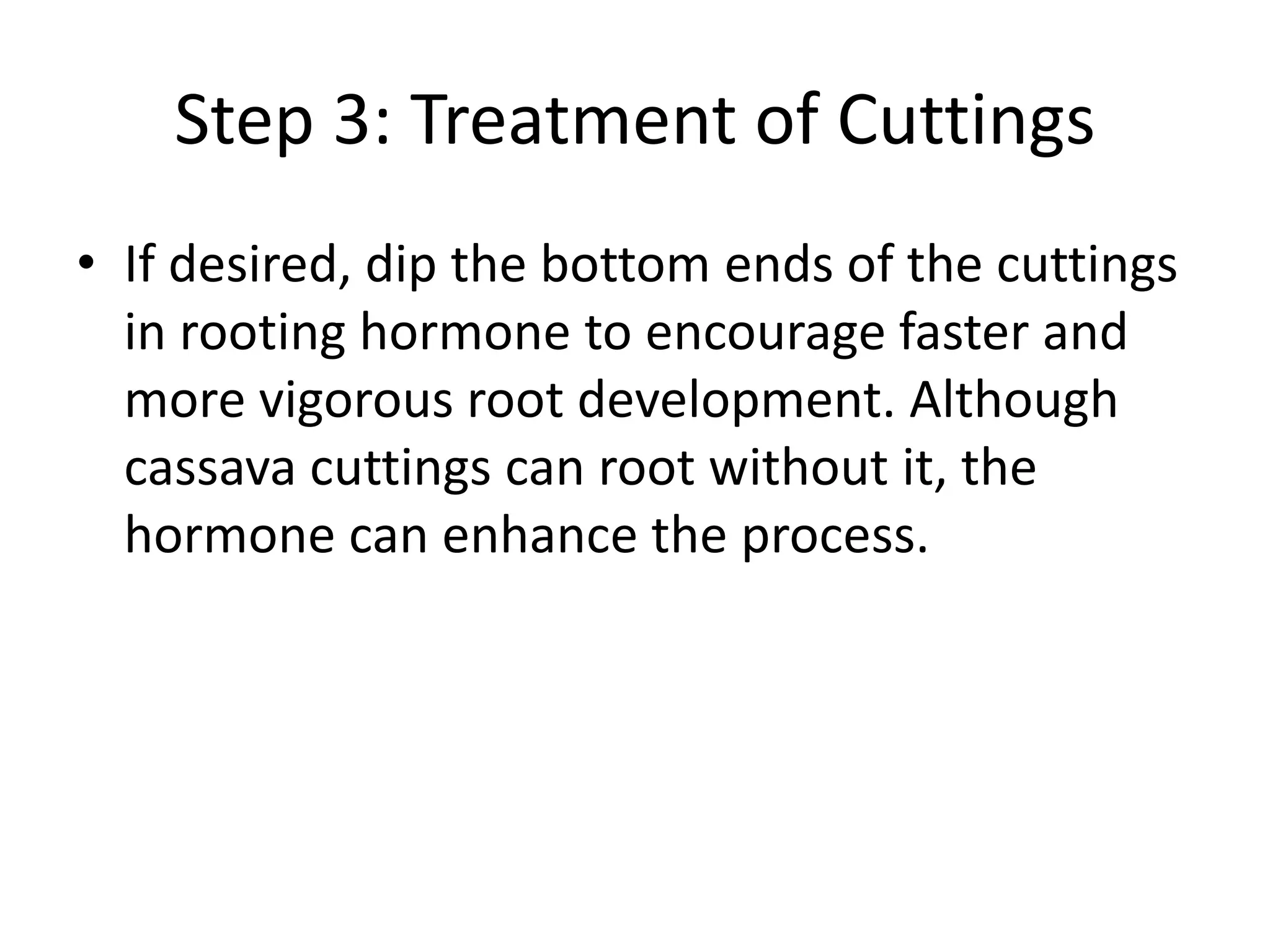 Cassava Propagation Cas sava Propagation | PPTX