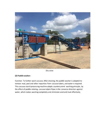 Cassava starch processing machine | DOCX