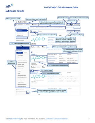 CAS SciFinder Discovery Platform Quick Reference Guide_2023(EN) | PDF