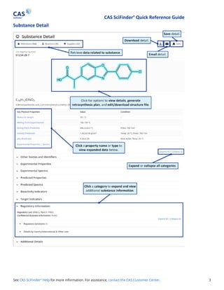 CAS SciFinder Discovery Platform Quick Reference Guide_2023(EN) | PDF