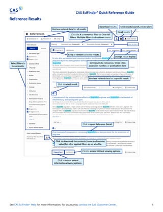 CAS SciFinder Discovery Platform Quick Reference Guide_2023(EN) | PDF