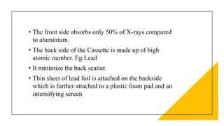 CASSETTE, TYPES OF CASSETTE AND INTENSIFYING SCREEN.pptx