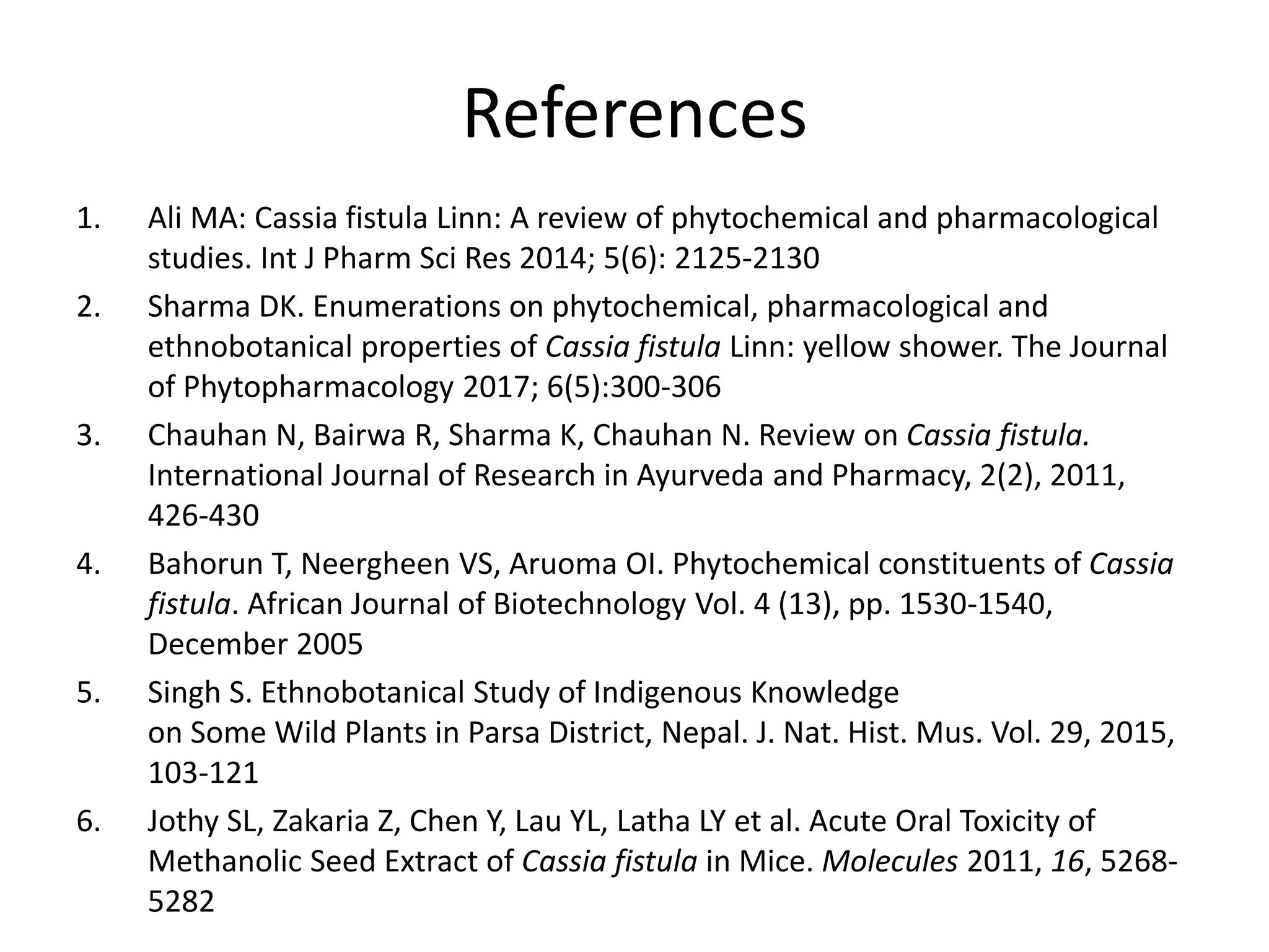 Cassia fistula (Rajbriksha) | PPTX