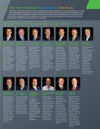 Cassidy turley - Northern Colorado Team | PDF | Real Estate Industry ...