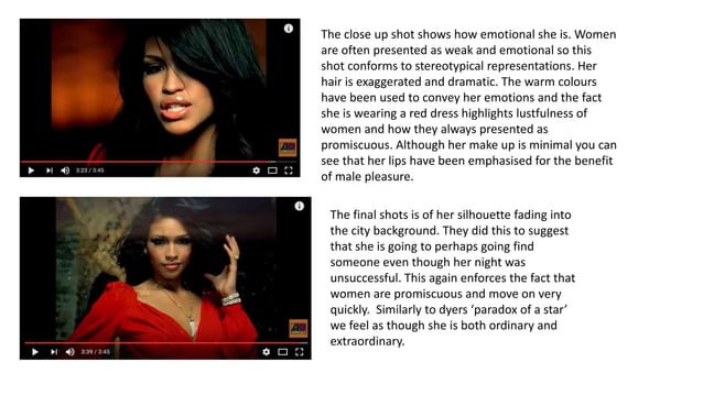 Cassie music video deconstruction | PPTX