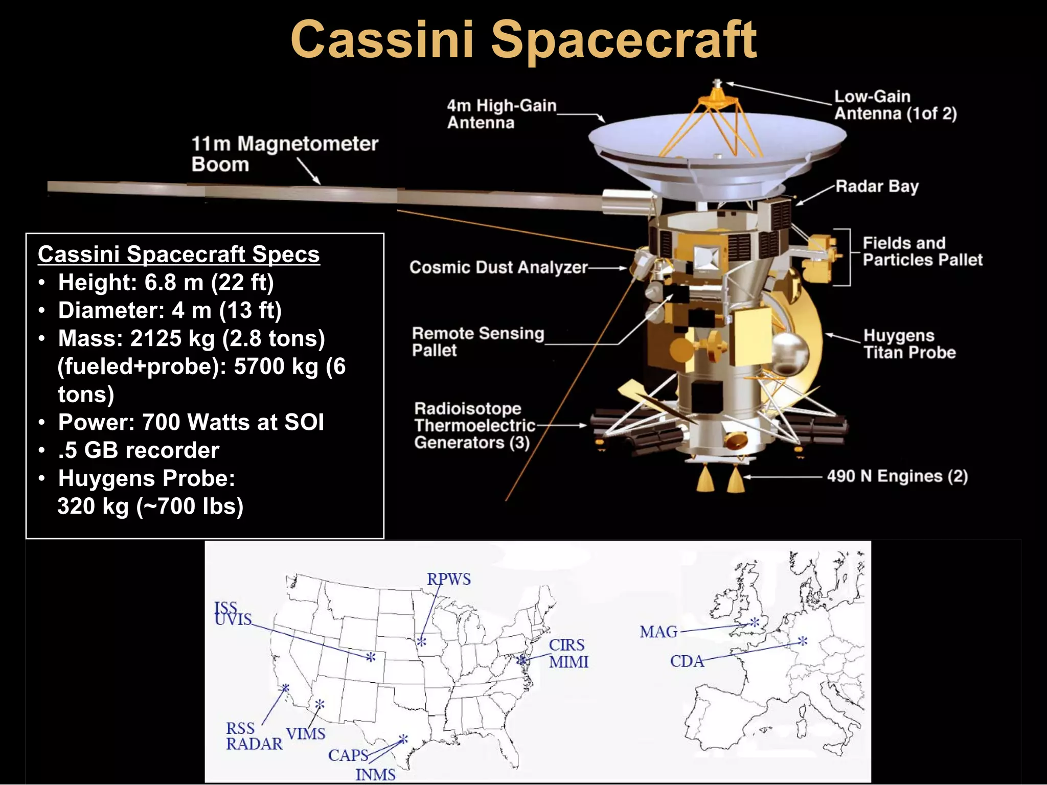 Cassini-Huygens Mission to Saturn Overview | PDF