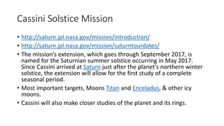 Cassini missions | PPT