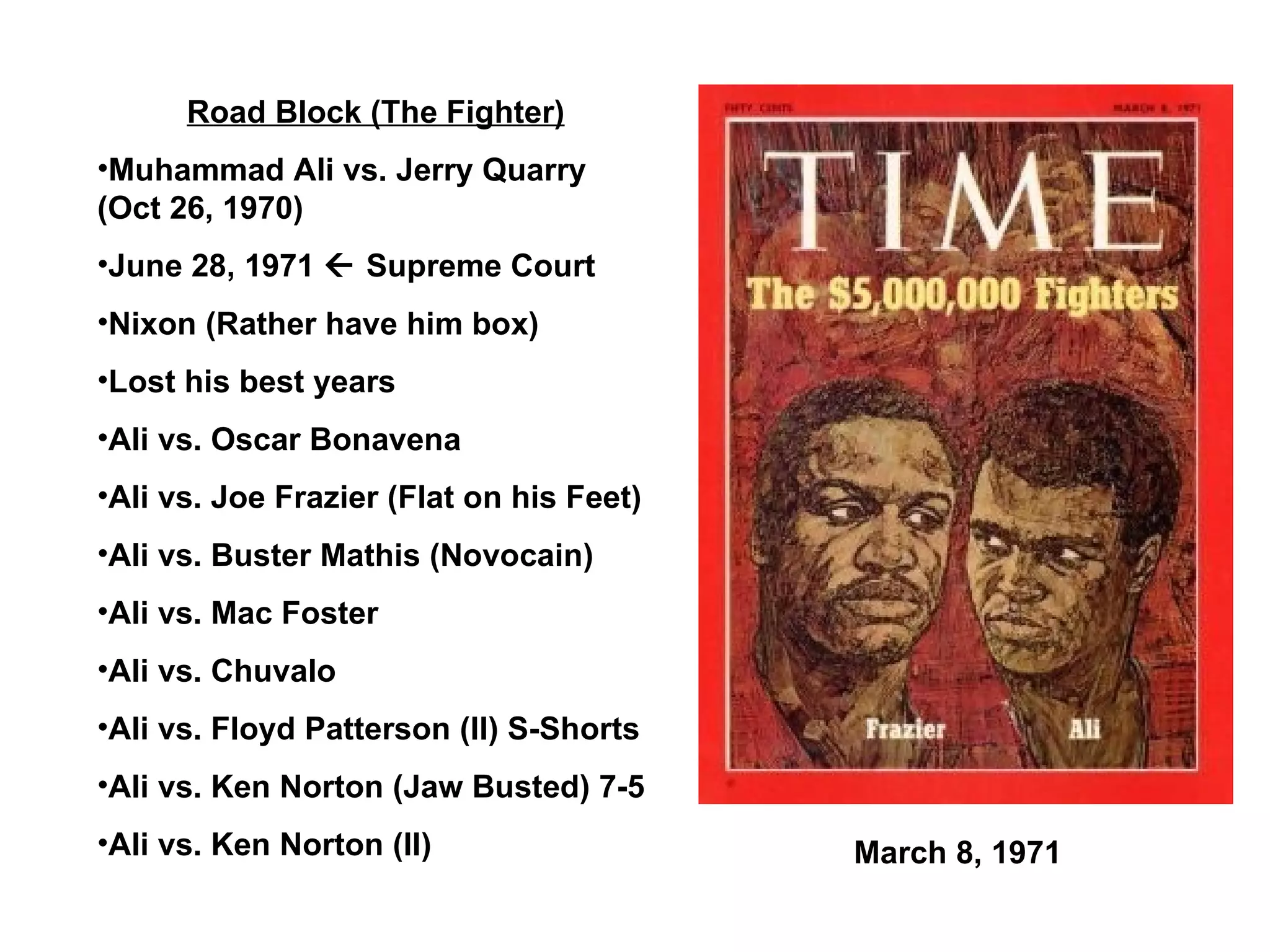 2006 - Cassius Clay (Muhammad Ali) | PPT