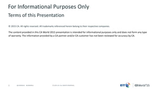 CA Single Sign-On (CA SSO), The Innocent Bystander | PPT