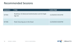 CA Single Sign-On (CA SSO), The Innocent Bystander | PPT