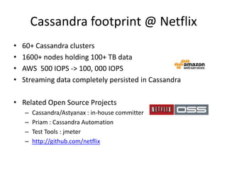 Cassandra Data Modeling - Practical Considerations @ Netflix | PPTX