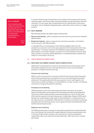 Current Account Switch Service: A better functioning market | PDF
