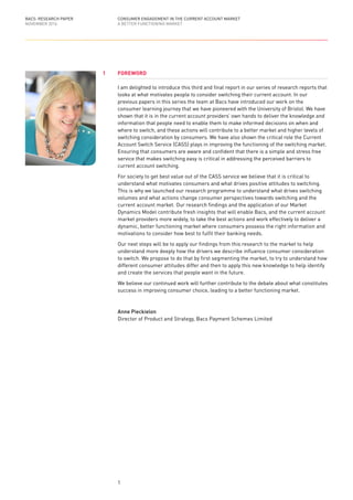 Current Account Switch Service: A better functioning market | PDF